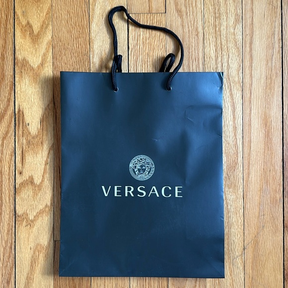 Versace | Bags | Versace Shopping Bag With Receipt Holder | Poshmark
